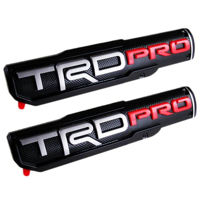 Red TRD Emblem Nameplate Badge for Tacoma Tundra 4 Runner Side Fender ...