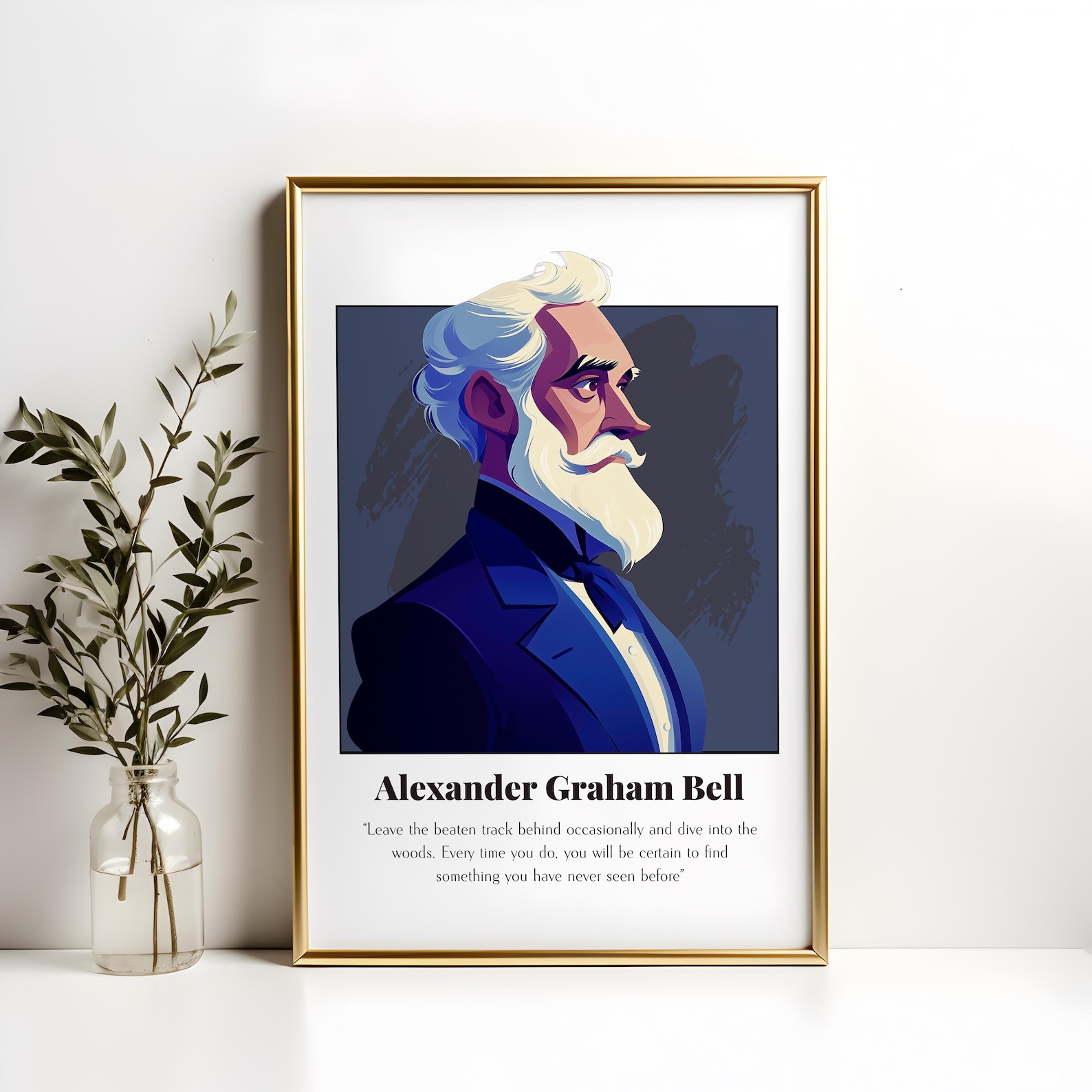 Alexander Graham Bell Quote Poster: Historical Inventor Print - Etsy