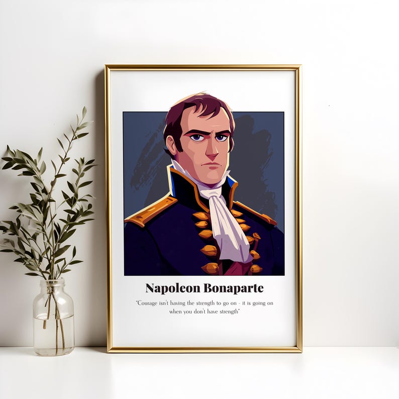 Napoleon Bonaparte Quote Poster: French Revolution Art Print - Etsy