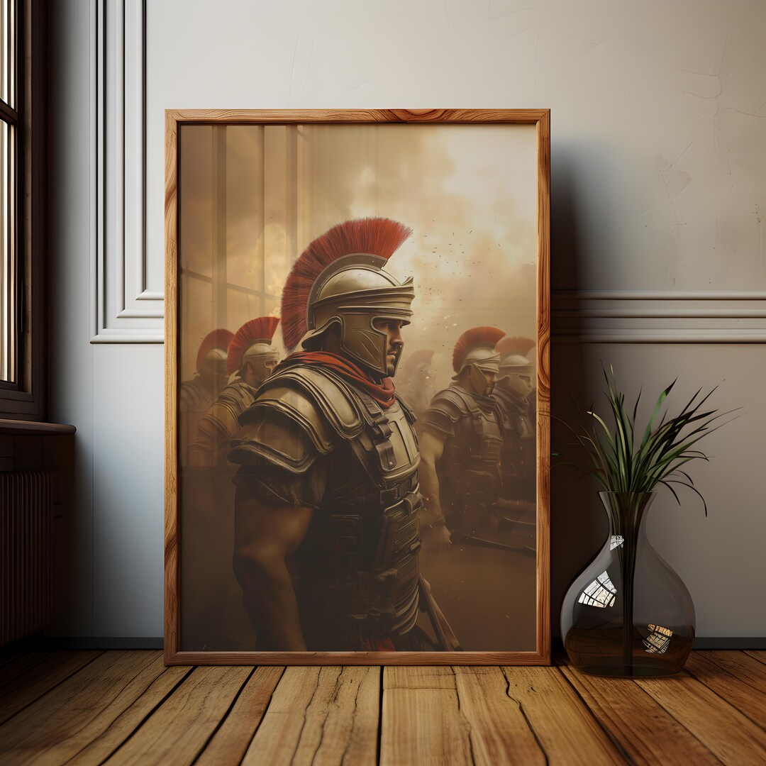 Modern Roman Centurion Poster: Alternative History Art Print - Etsy