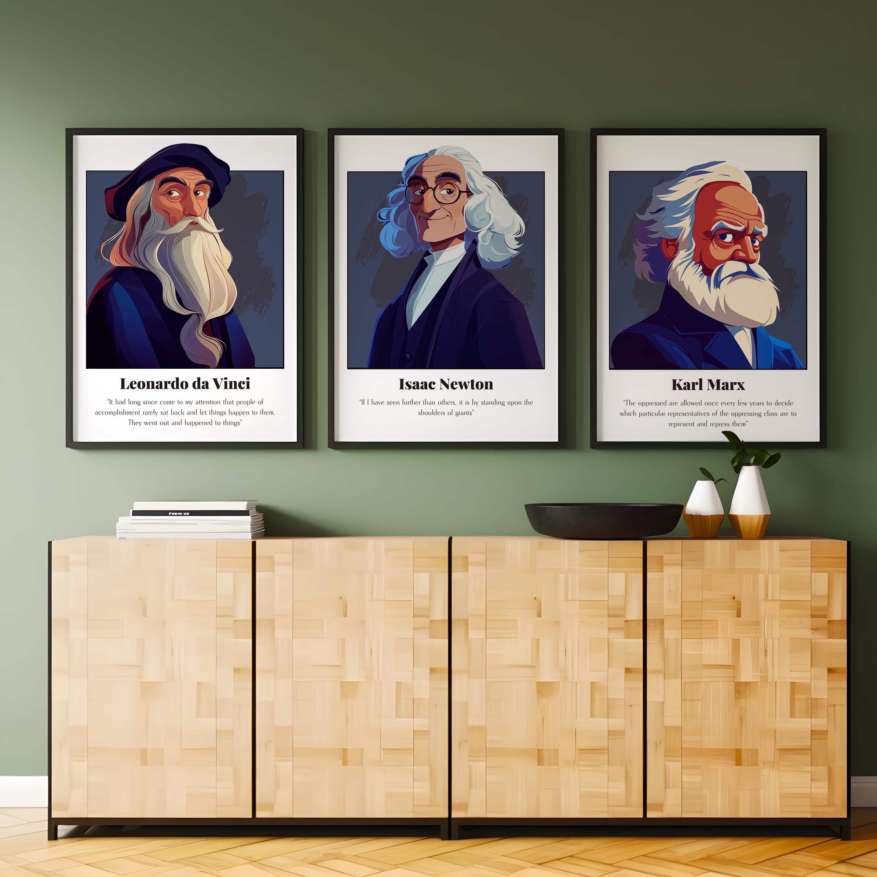 Isaac Newton Quote Poster, Inspirational Quote Isaac Newton Poster ...