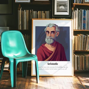 Aristotle Quote Poster: Greek Philosophy Print - Etsy