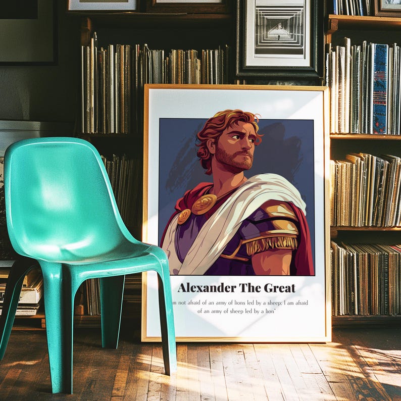 Alexander the Quote Poster, Greek History Art Print - Etsy