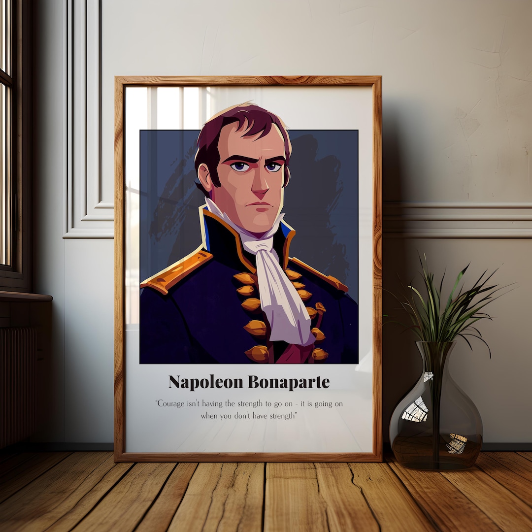 Napoleon Bonaparte Quote Poster: French Revolution Art Print - Etsy