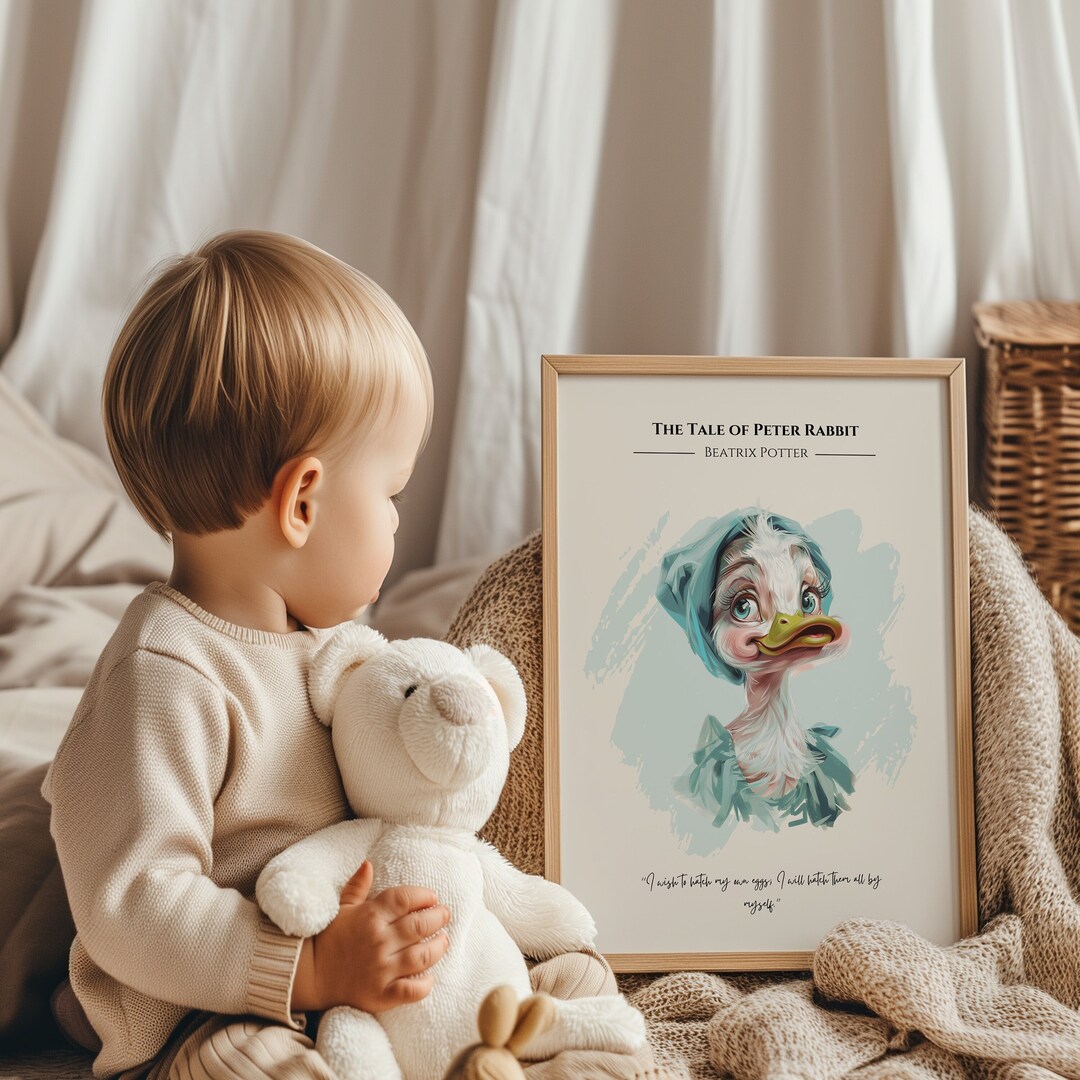 Jemima Puddle-duck the Tale of Peter Rabbit Cartoon Poster, Peter ...