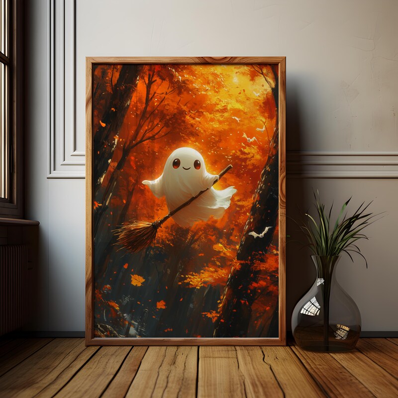 Cute Halloween Poster - Etsy
