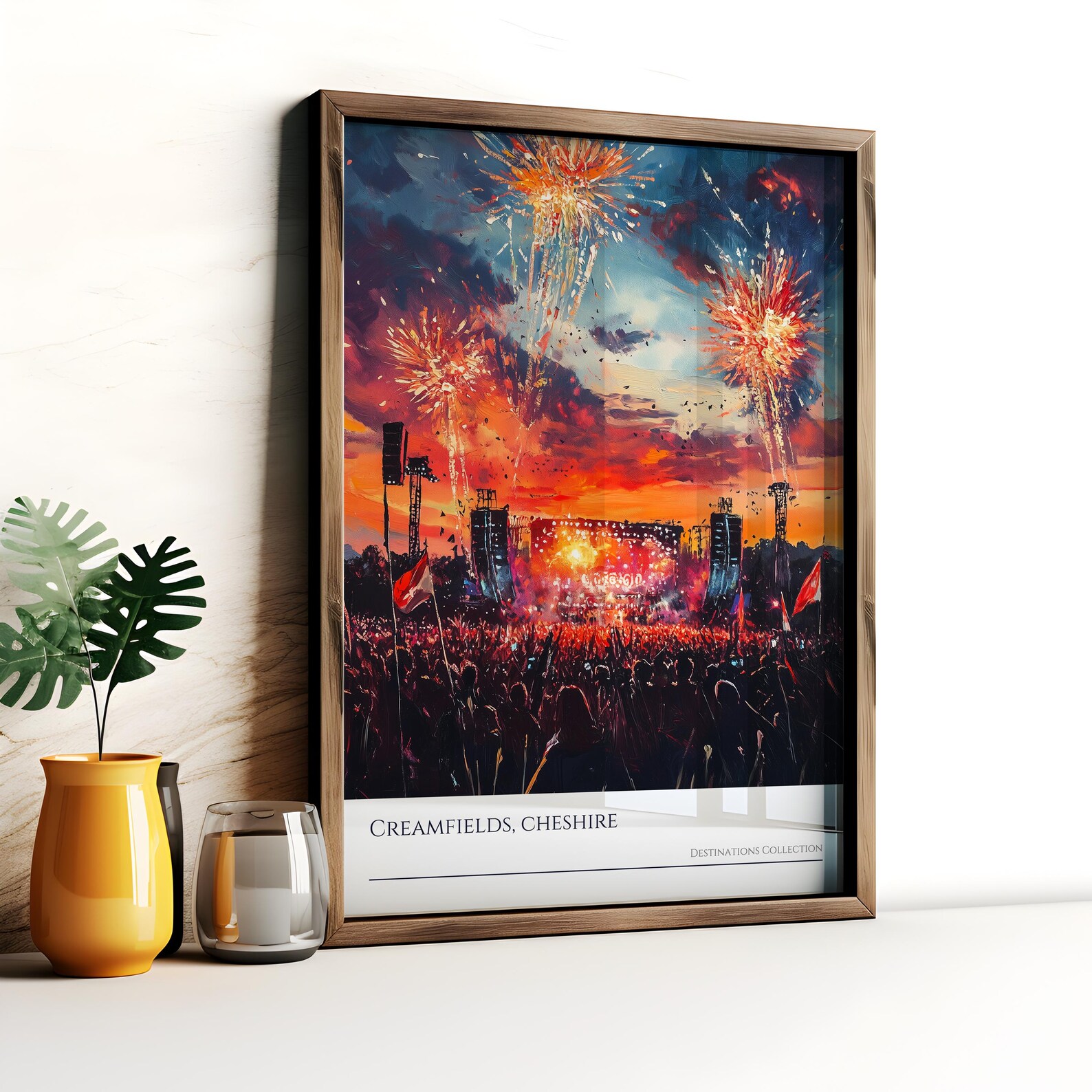 Creamfields Sunset Poster: Festival Music Art Print - Etsy