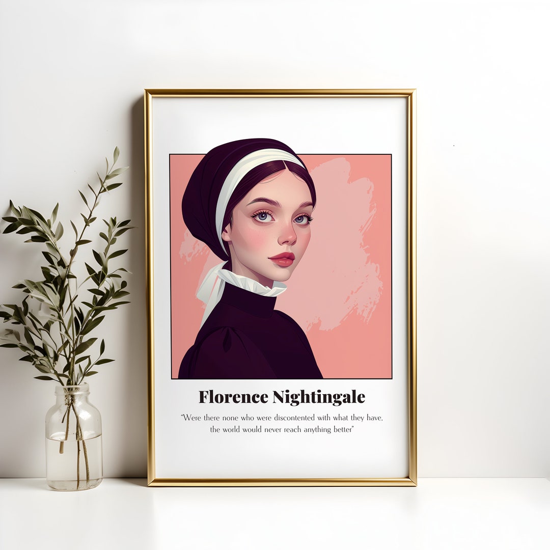 Florence Nightingale Quote Poster, Florence Nightingale Nurse ...
