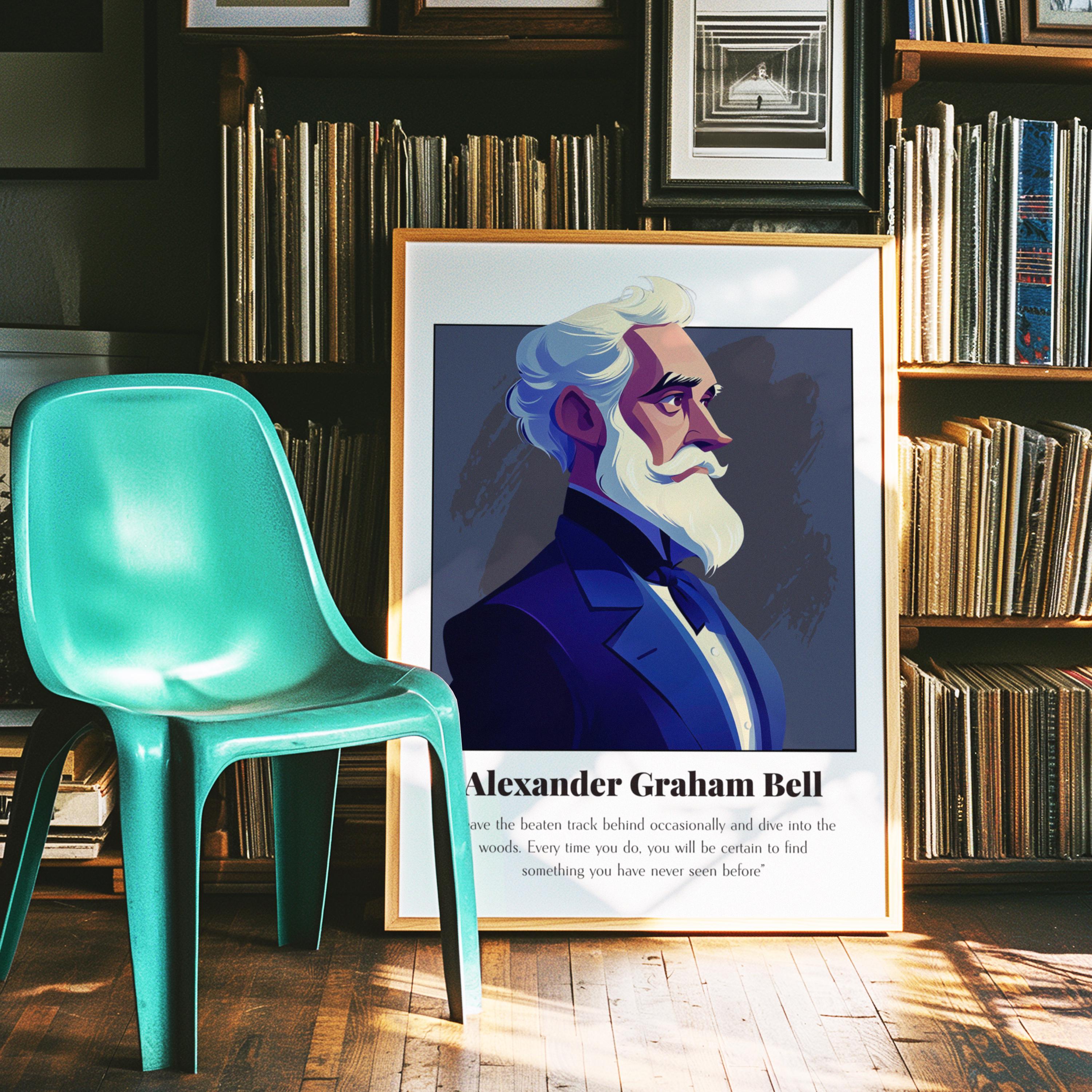 Alexander Graham Bell Quote Poster: Historical Inventor Print - Etsy