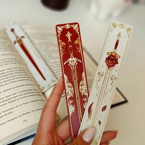 3D Printed Sword Bookmarks: Elegant Fantasy Gift Set - Etsy Australia