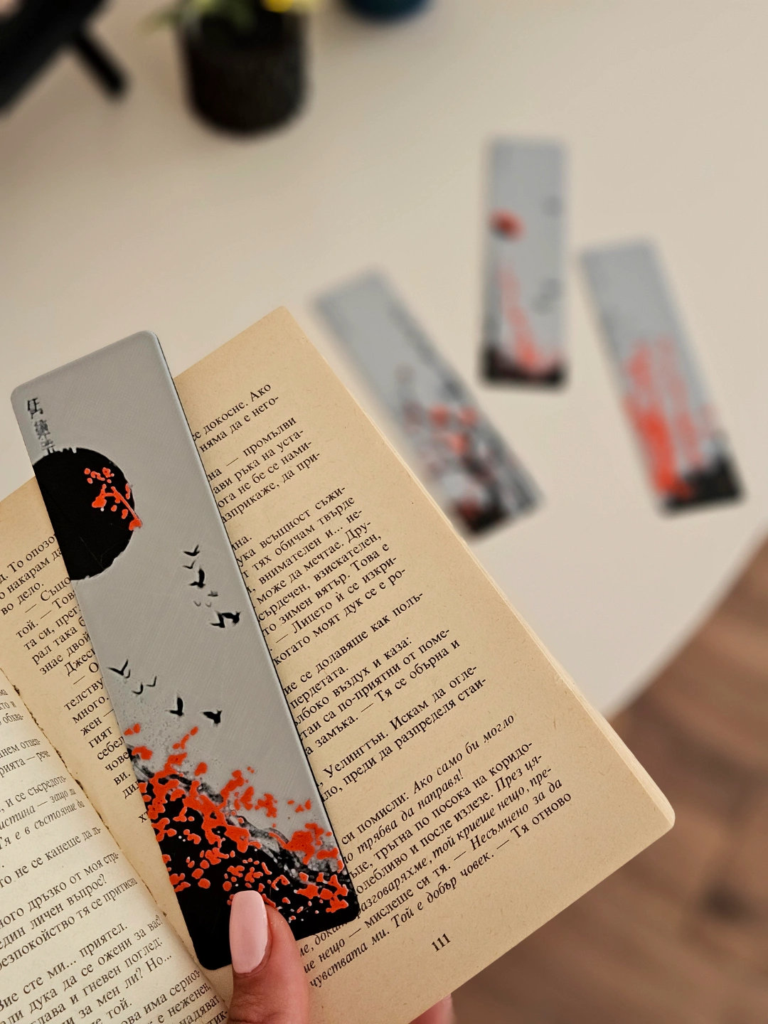 Japanese Sakura 3D Printed Bookmarks Set - Ideal Gifts for Book Lovers ...