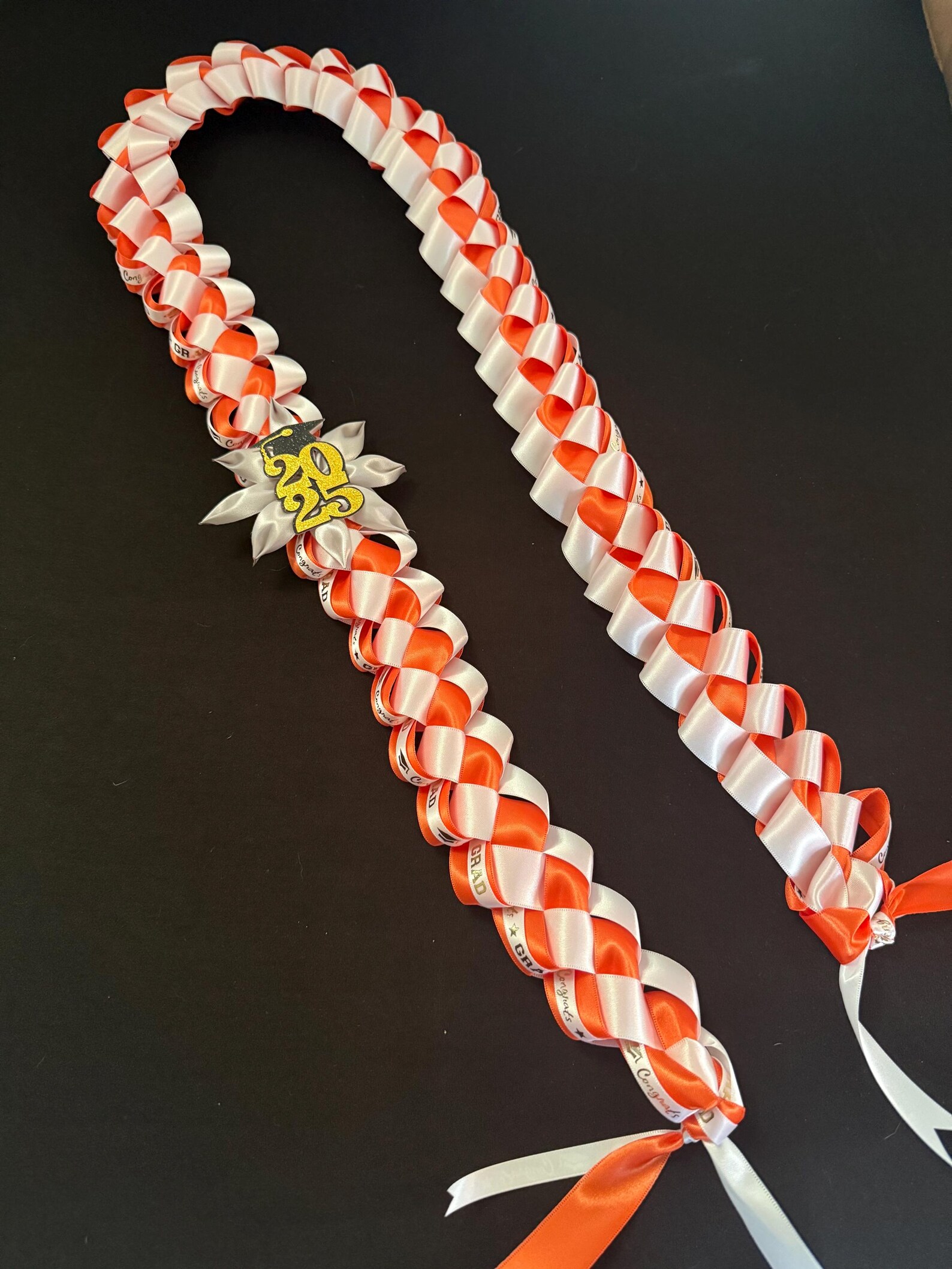 Custom Made Leis in the School Colors. Add in Numbers, Letters or Bills ...