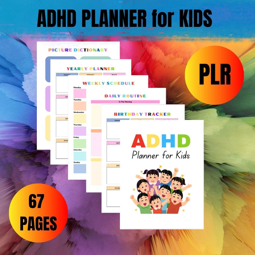 ADHD Kids Planner: Customizable Tool for Managing Schedules, Tasks, and ...