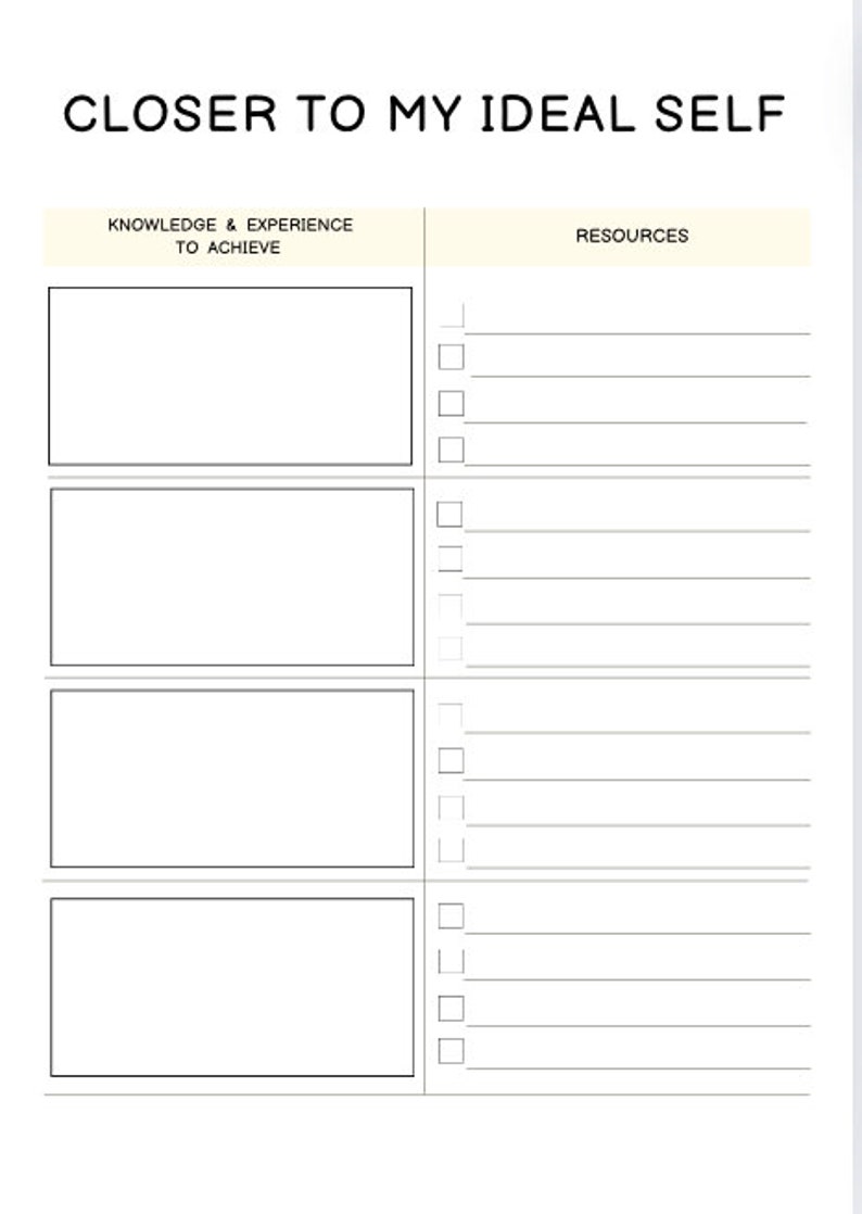 Boost Your Growth With Our Personal Development Planner. Includes Goal ...