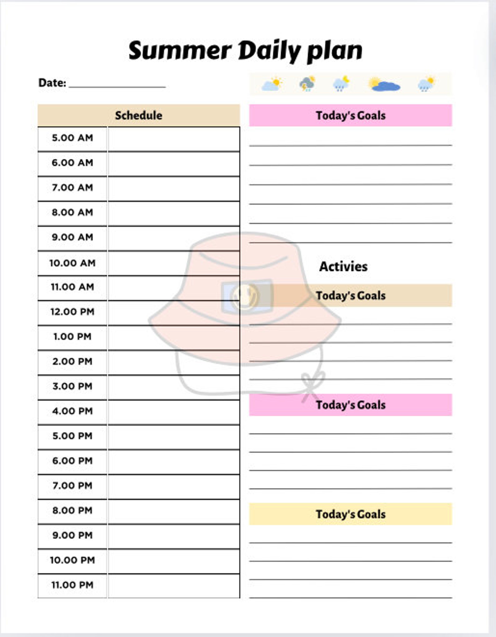 2024 PLR Summer Planner for Kids: Customizable Tool for Fun Activities ...