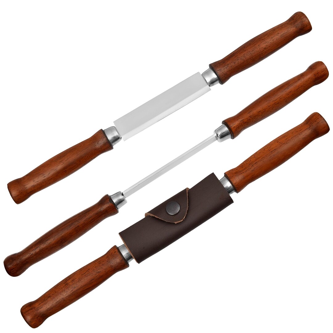 Premium Two-handed Drawknife for Detailed Wood Carving and Splitting ...