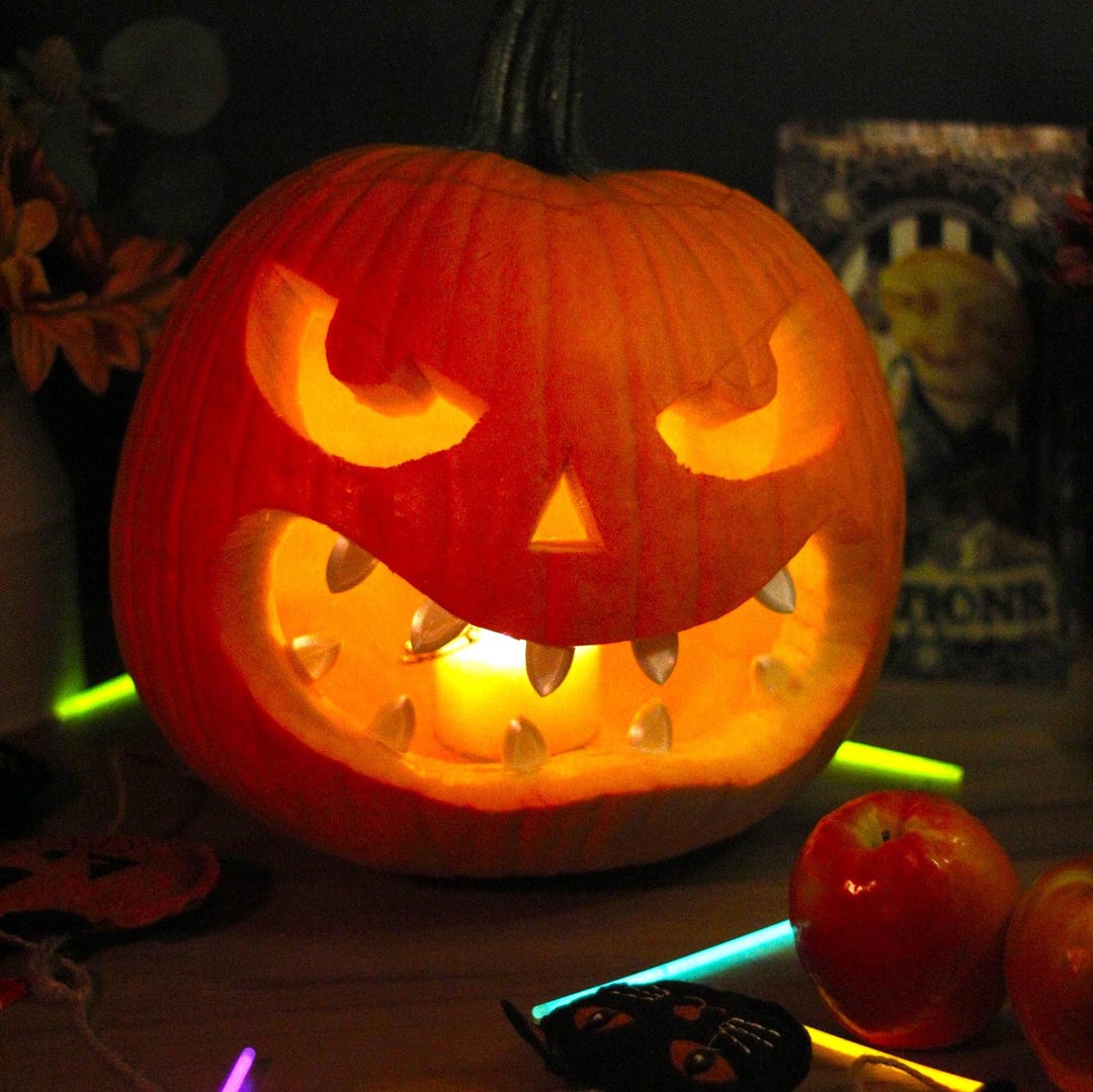 Reusable Pumpkin Teeth Inserts Fun & Simple Halloween Jack-o'lantern ...