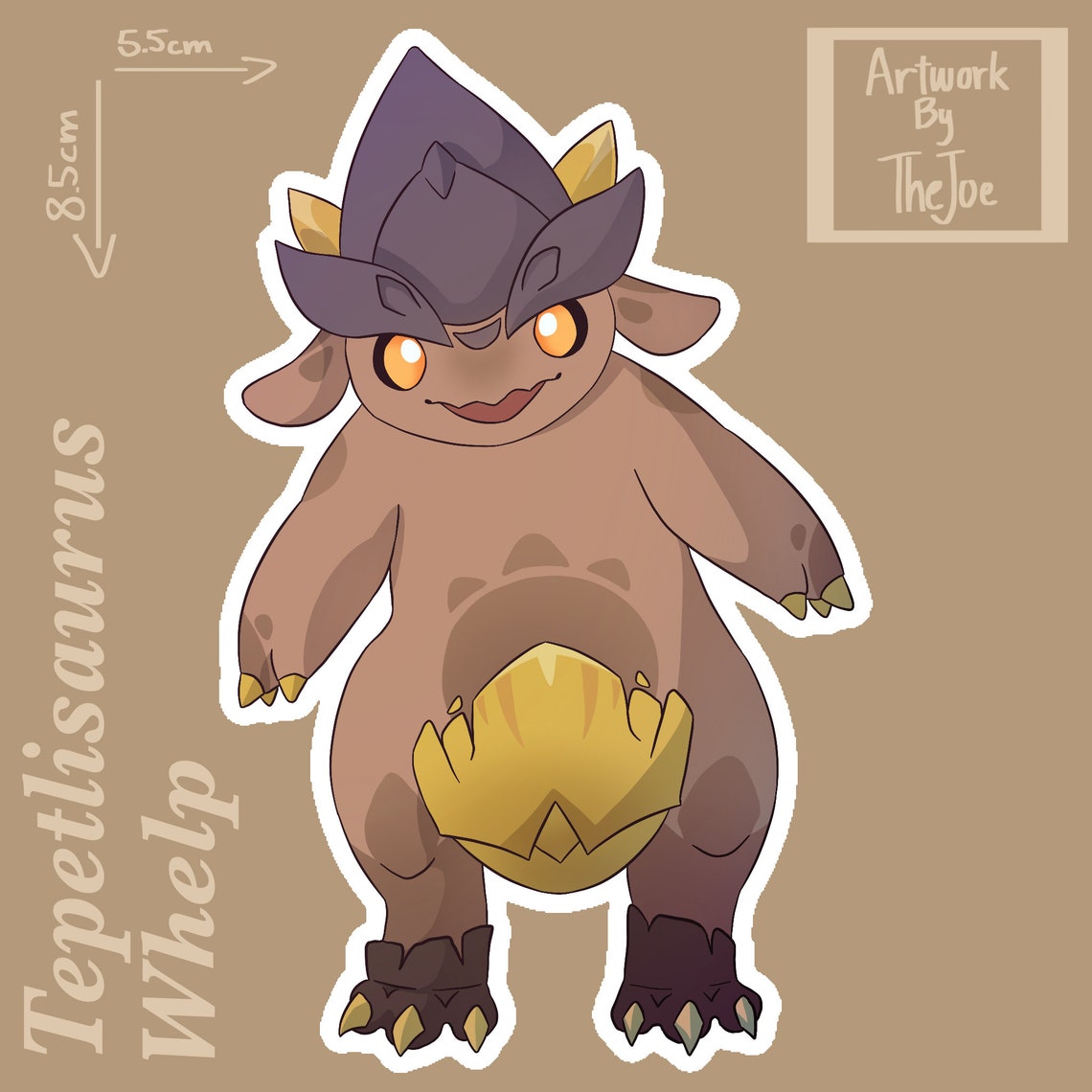 Genshin Saurian Fan Art Stickers - Etsy