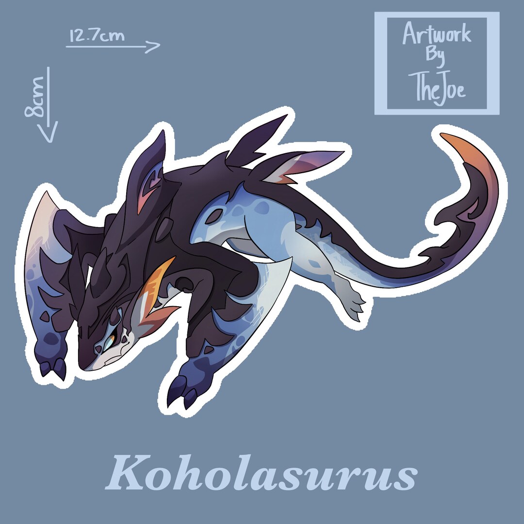 Genshin Saurian Fan Art Stickers - Etsy