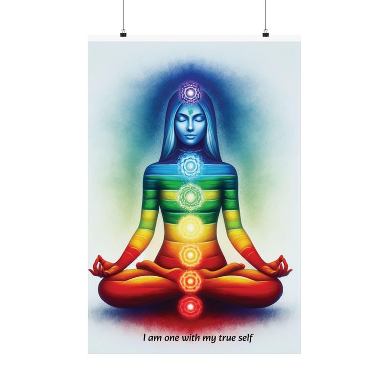 Unlock Your Inner Energy: Chakra Harmony Poster - Etsy