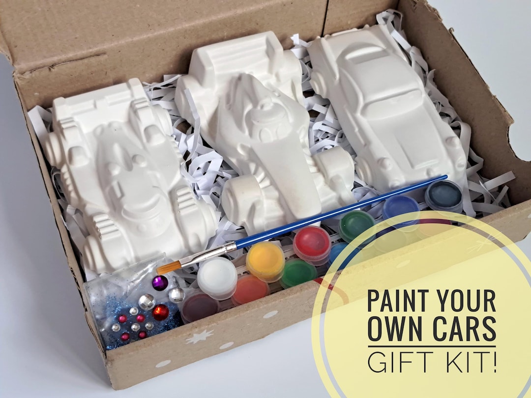 Car Painting Kit for Kids paint Your Own Car Set craft Kit gift for ...