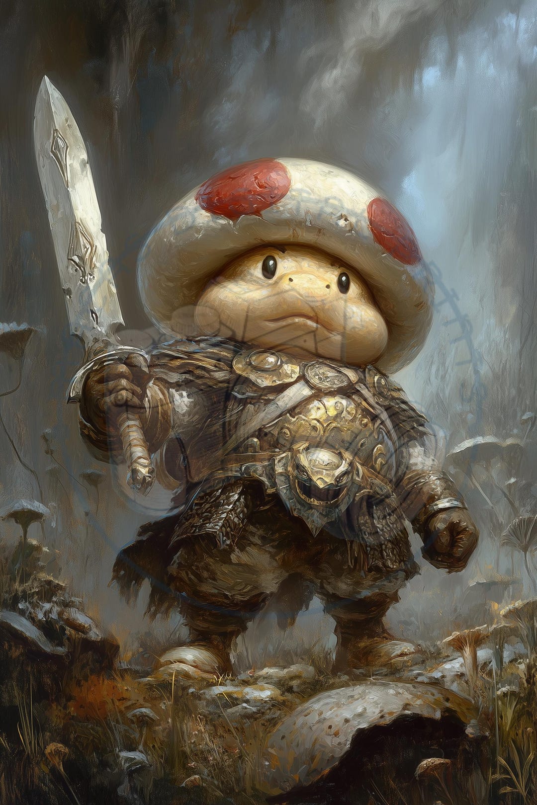 4x Magic the Gathering Proxy Art Toad Super Mario Art Print Digital ...