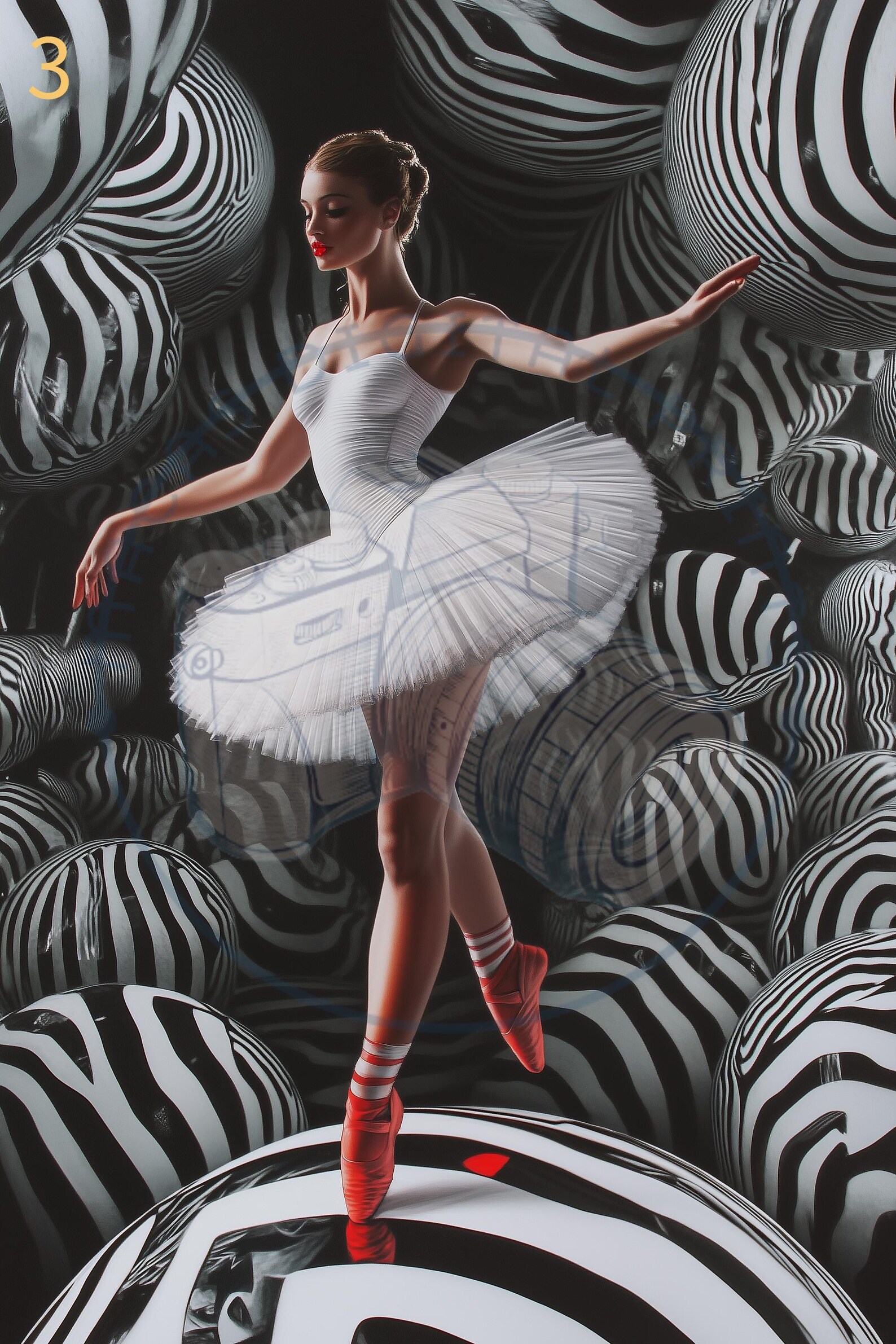 Ballet Dancer Photo Print Wall Art Decor Dancing Beauty Elegant Dancing ...