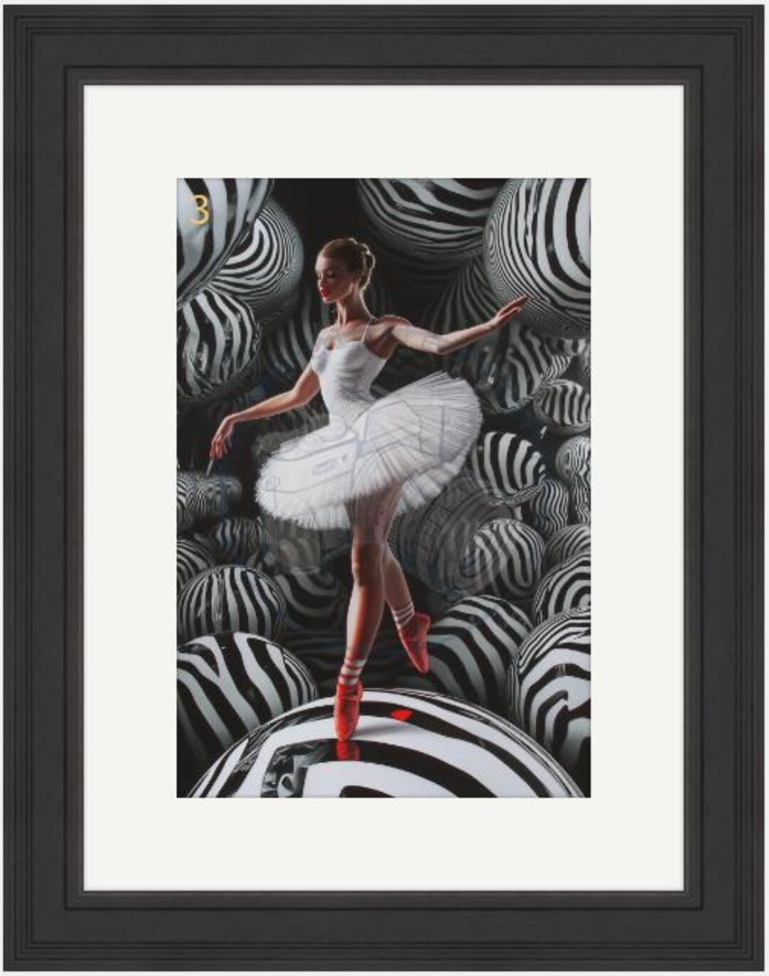 Ballet Dancer Photo Print Wall Art Decor Dancing Beauty Elegant Dancing ...