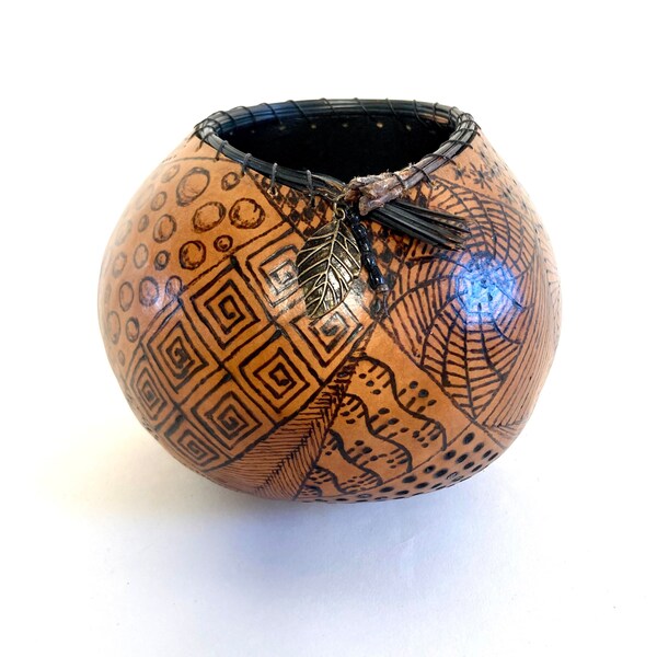 Wood Burned Gourds - Etsy