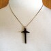 Tiny Natural Cross Pendant or Charm FREE SHIPPING - Etsy