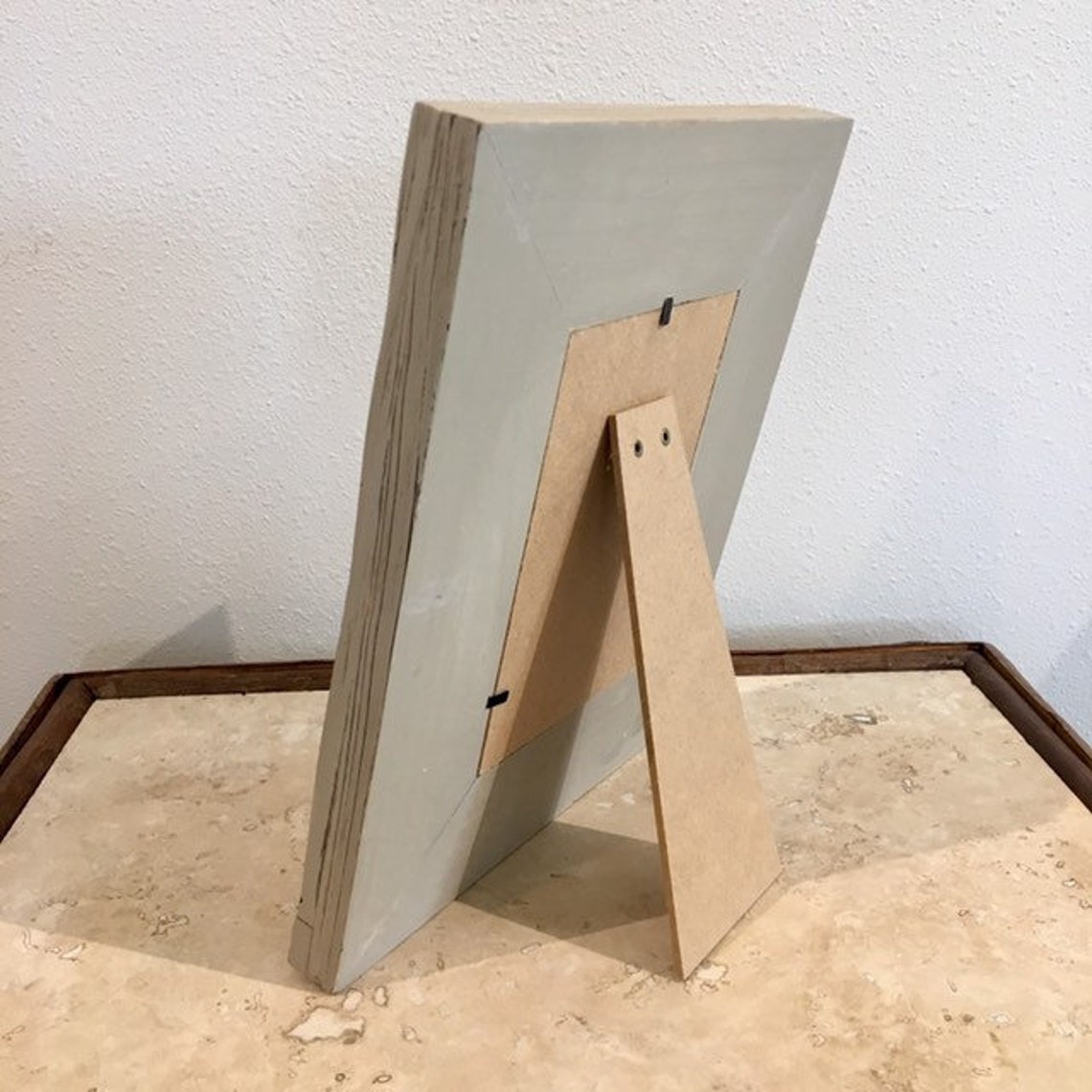 Birch Picture Frame With Barn Wood and Embellishments | Etsy