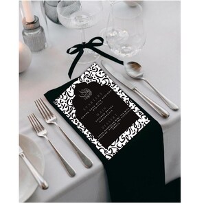 Wedding Menu Template / Digital Menu / Muslim Wedding Menu / Morrocan ...