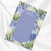 Purple Menu / Flower Menu / Wedding Menu / Mauve Menu/ Bachelorette ...
