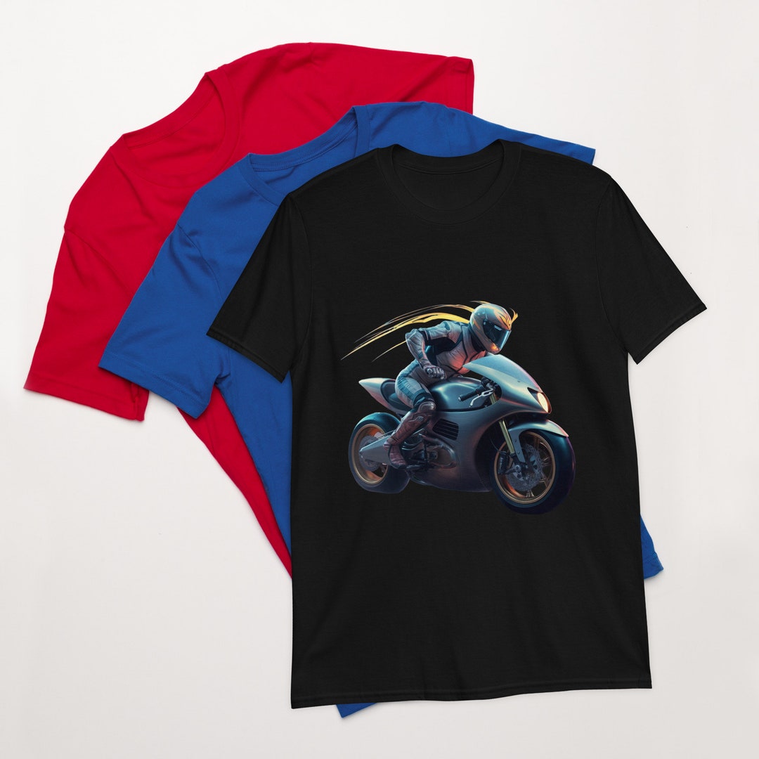 Vintage Motorcycle Rider T-shirt Design Printable Biker Shirt Art ...
