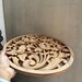 Gorgeous Hand-carved Rose Wooden Art - Detailed Floral Design for ...