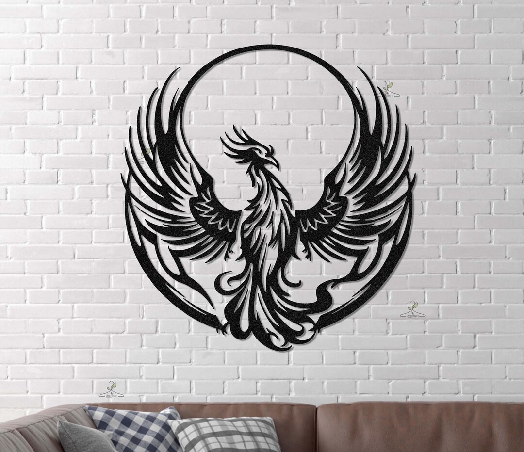 Phoenix Metal Sign Wall Art, Phoenix Wall Art, Phoenix Wall Decor ...