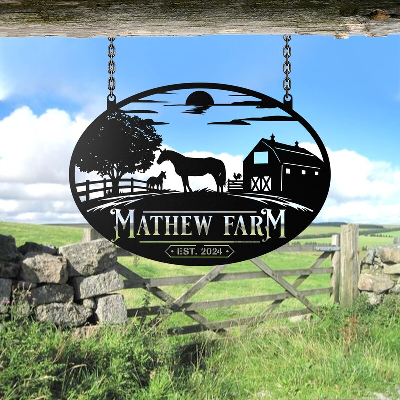 Farmstead Sign - Etsy