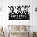 Personalized Goat Farm Sign, Custom Goat Ranch Farm Signs, Large ...