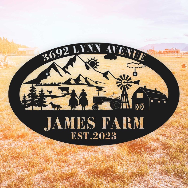 Metal Farm Signs - Etsy