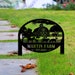 Farm Sign Metal Address Stake, Family Name Customizable Yard Sign With ...