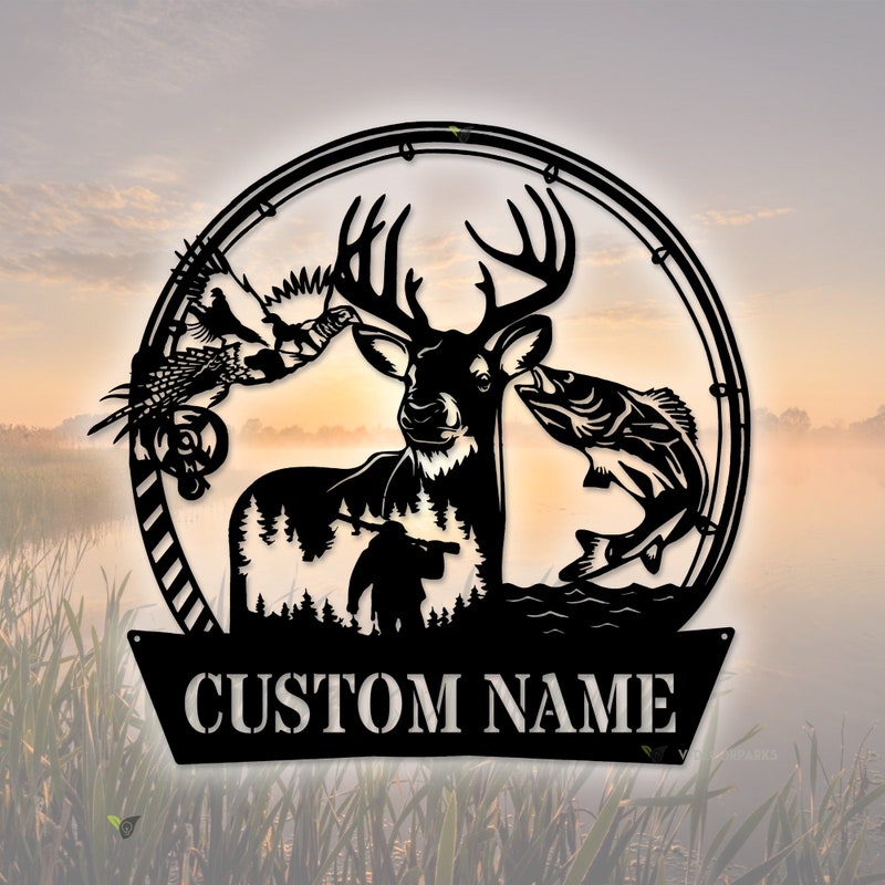 Hunting Fishing Signs - Etsy