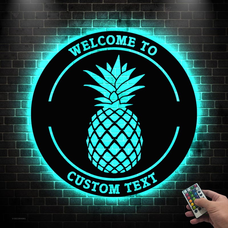 Pineapple Door Decor - Etsy
