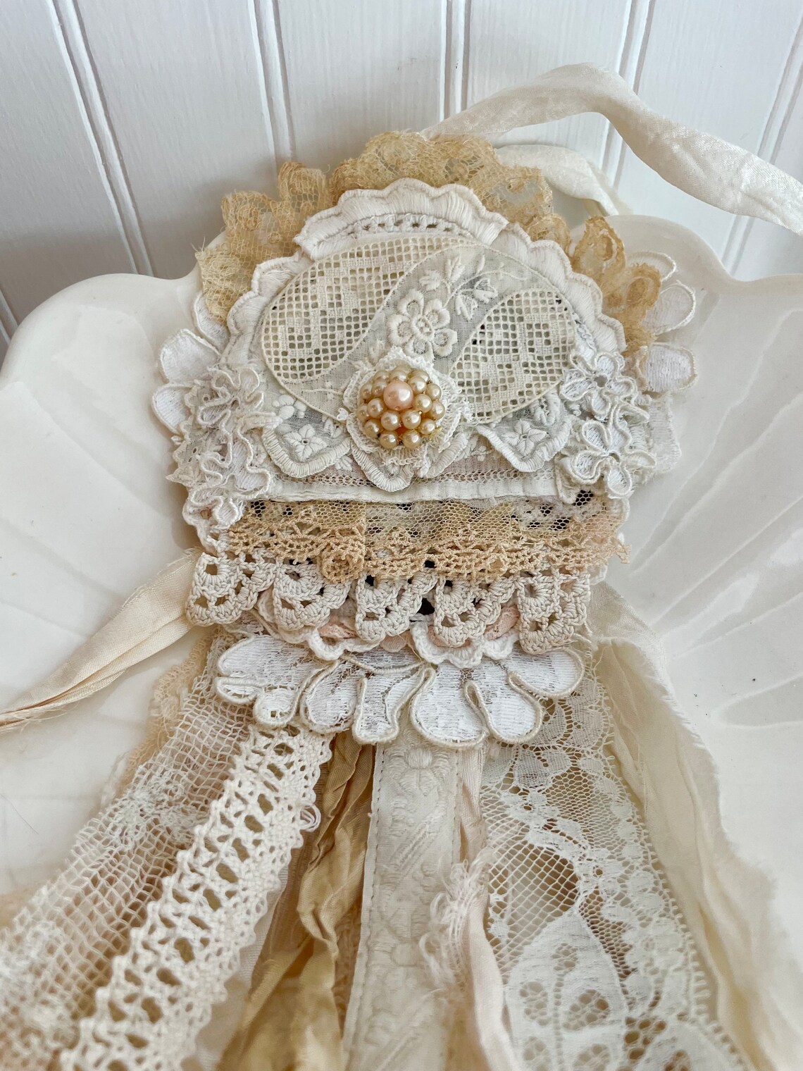 Shabbiest Beautiful Rosette French LACE - Etsy