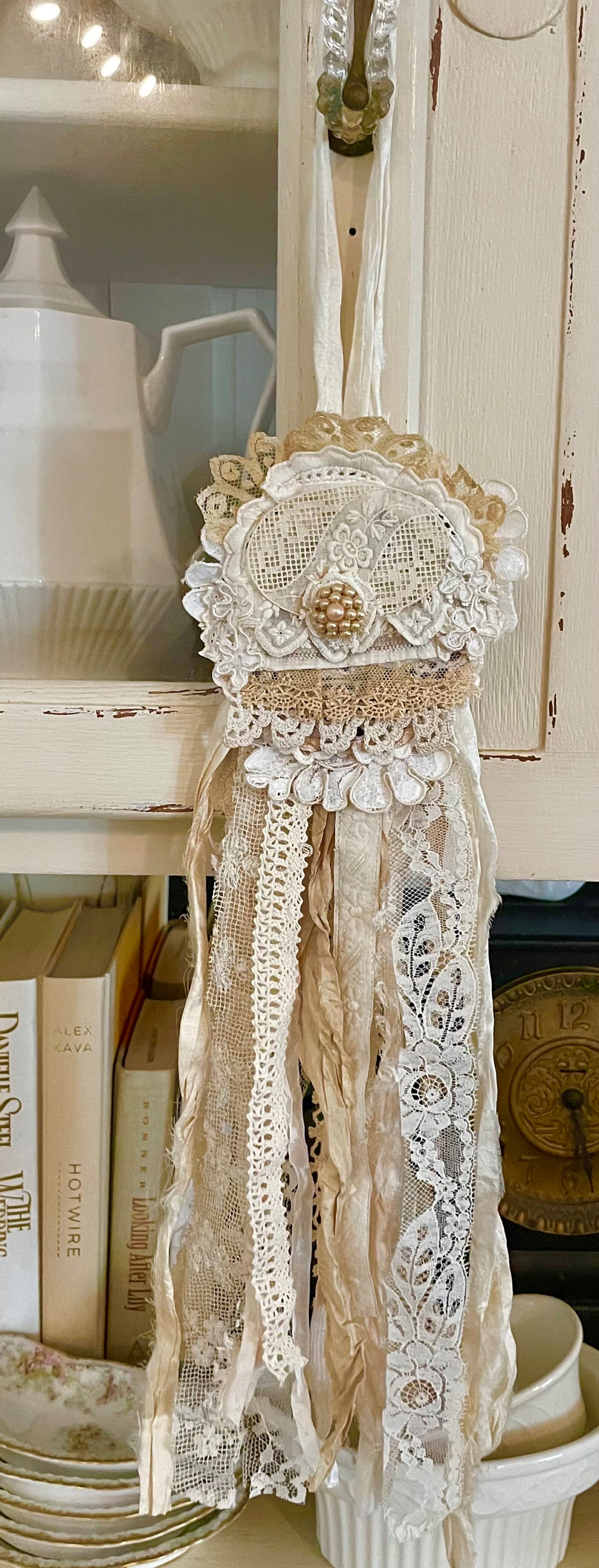 Shabbiest Beautiful Rosette French LACE - Etsy