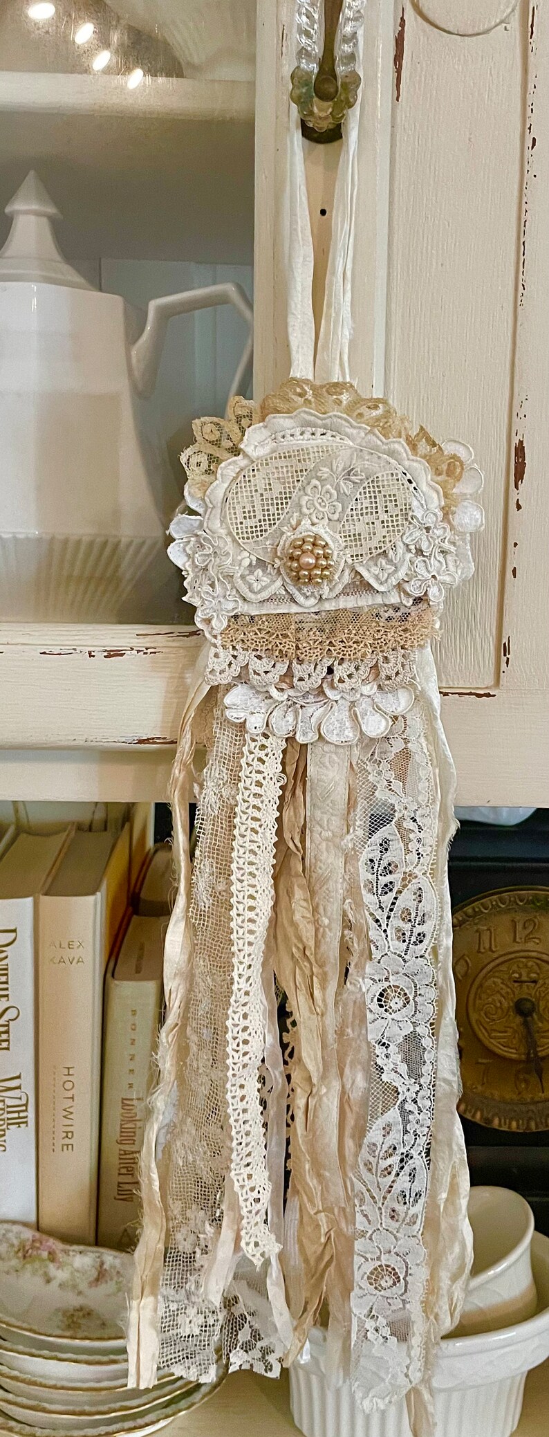 Shabbiest Beautiful Rosette French LACE - Etsy