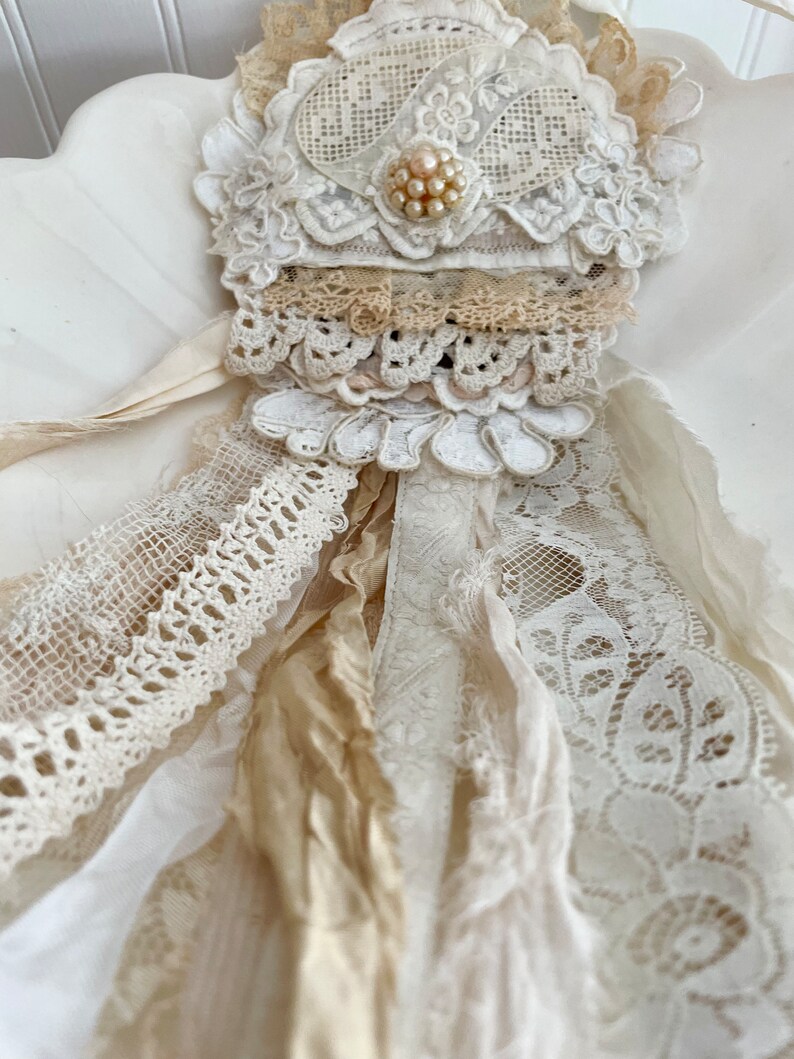 Shabbiest Beautiful Rosette French LACE - Etsy