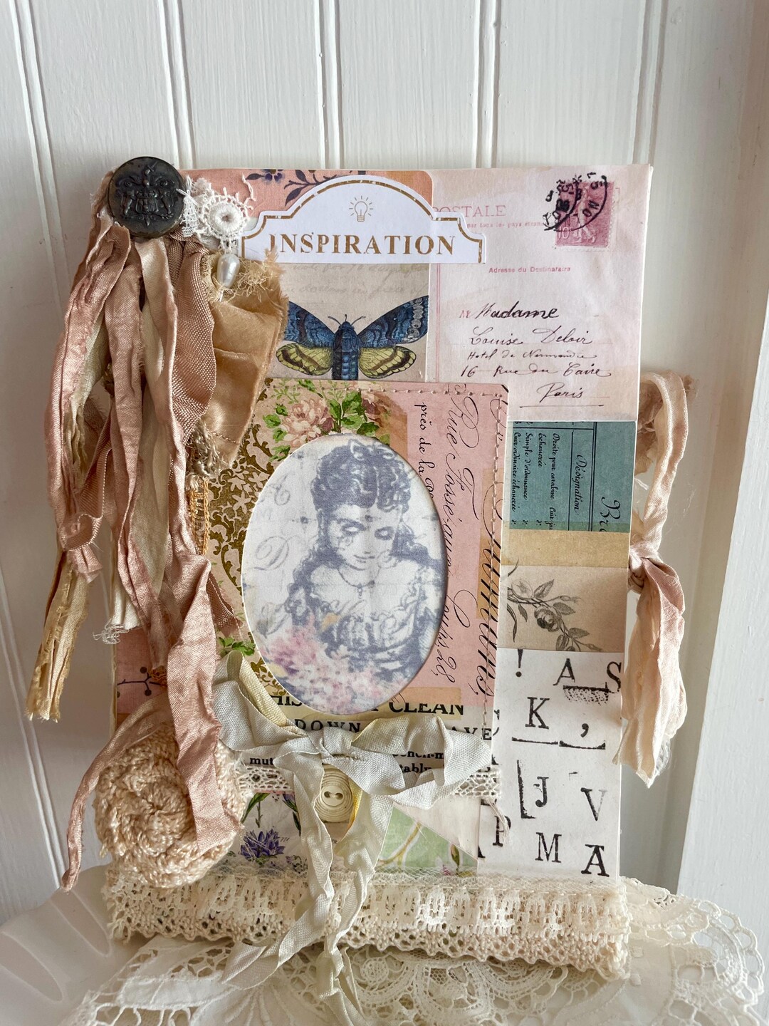 SHABBY Romantic Altered Book! Jane Austin Style! - Etsy