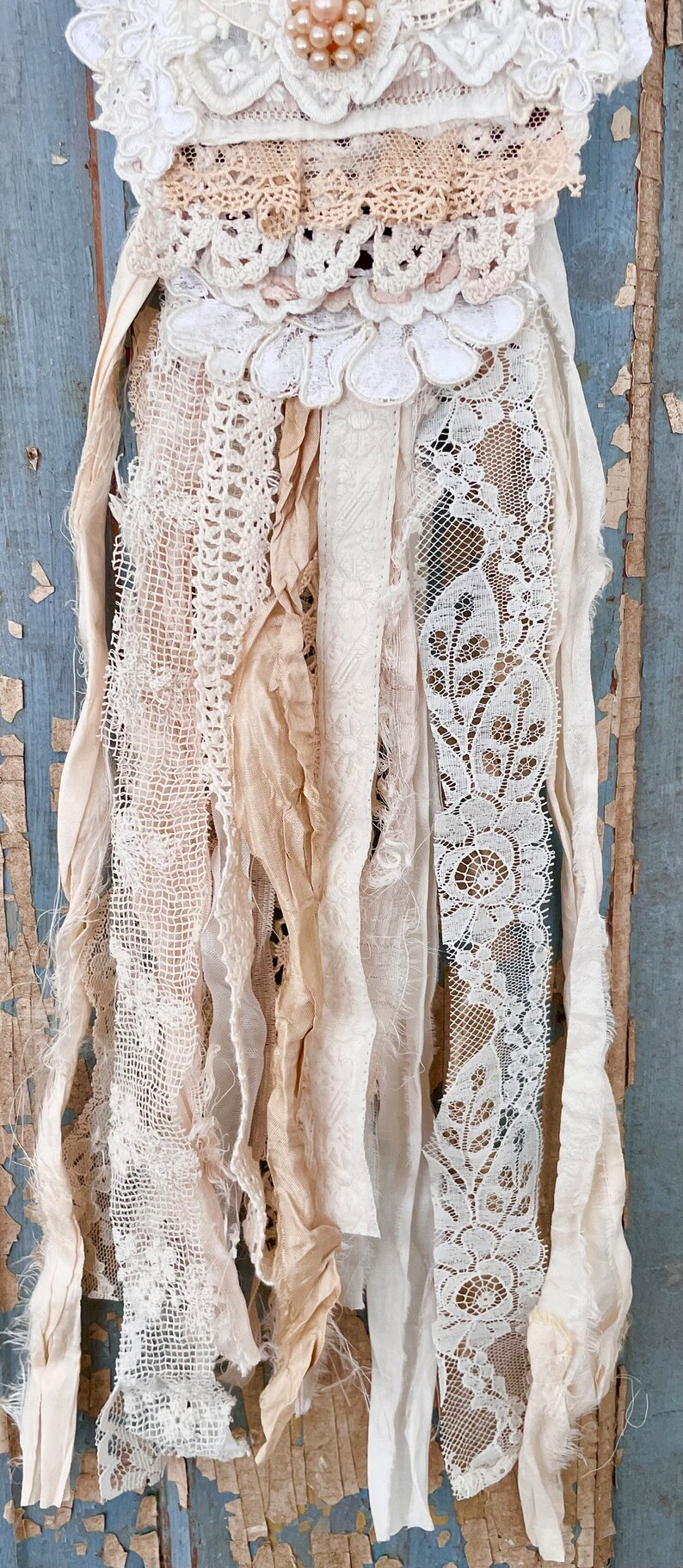 Shabbiest Beautiful Rosette French LACE - Etsy