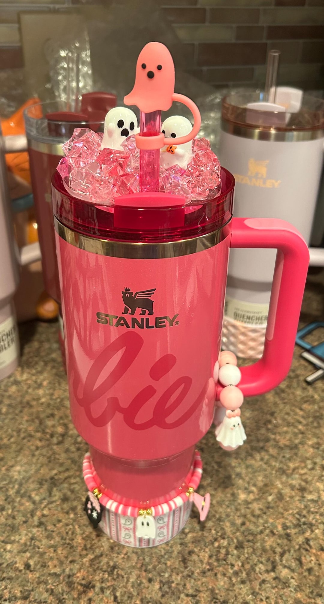 Pink, Not so Scary, Ghost Tumbler Set - Etsy