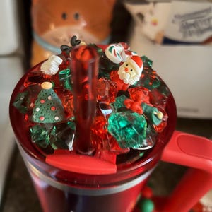 Christmas Theme Stanley Ice Topper or Set - Etsy